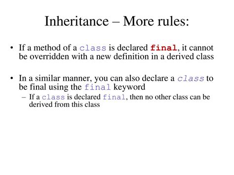 Ppt Java 212 Inheritance And Polymorphism Powerpoint Presentation