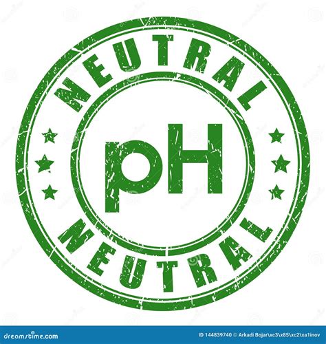 Neutral Ph Balance Vector Stamp Stock Vector Illustration Of Care Base