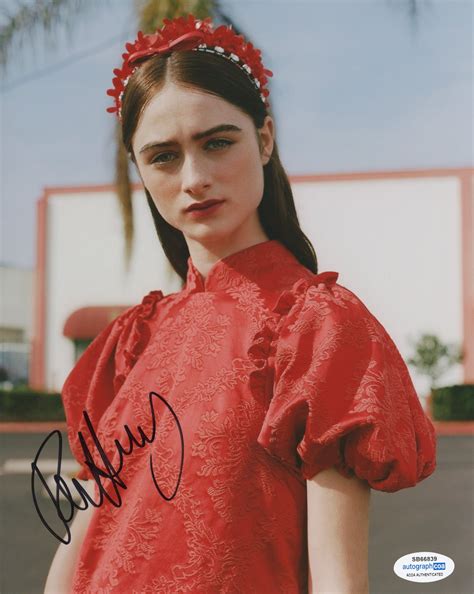 Raffey Cassidy Sexy Signed Autograph 8x10 Photo Acoa Outlaw Hobbies