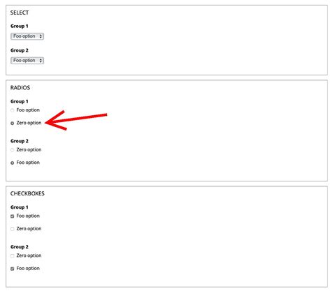 Default Value May Or May Not Work In Options For Radios Depending On