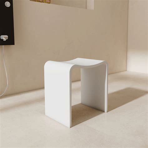 Sj Starandjane 157 Solid Surface Shower Bench Stool Wayfair