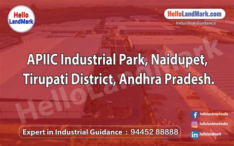 APIIC Industrial Park Naidupet Tirupati District Andhra Pradesh