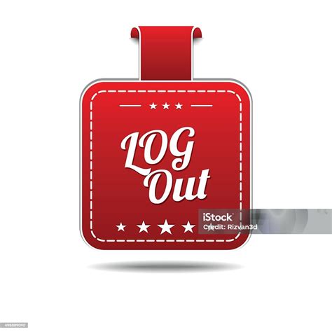 로그아웃 레드 벡터 아이콘크기 디자인식 0명에 대한 스톡 벡터 아트 및 기타 이미지 0명 2015년 꿰매기 Istock