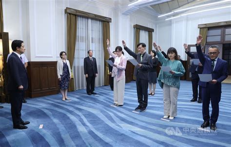 賴總統監誓 郝培芝董建宏李靜慧等人完成宣誓 政治 中央社 Cna