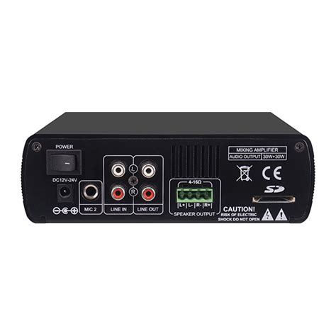 Mini Digital Amplifier With Usb And Bluetoothpublic Addressvoice