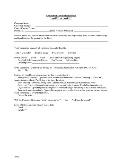 Pdf Interconnection Application Level 2and3 Home Reciprocating