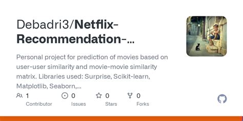 Github Debadri Netflix Recommendation System Personal Project For