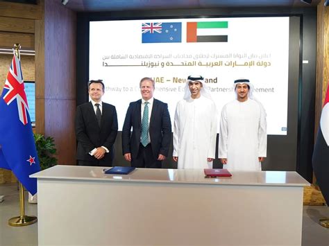 الإمارات ونيوزيلندا تطلقان مفاوضات للتوصل إلى اتفاقية شراكة اقتصادية
