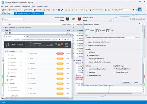 Dbforge Schema Compare For Mysql Database Management Software