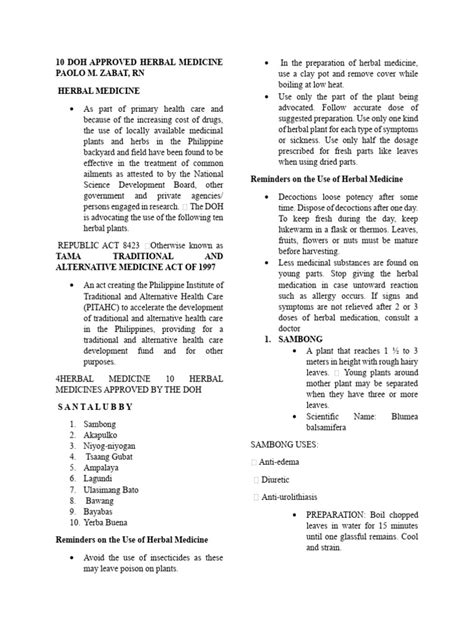 Halamang Gamot Pdf