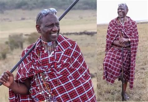 Fashion Moment Rutos Maasai Regalia Gets Kenyans Talking