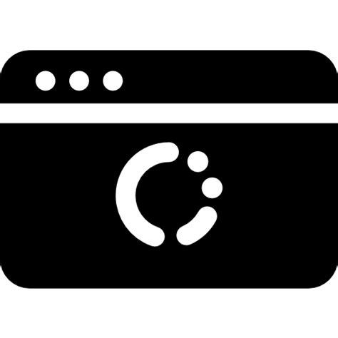 Browser Basic Rounded Filled Icon