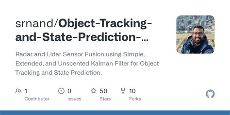 GitHub Srnand Object Tracking And State Prediction With Unscented And Extended Kalman Filters