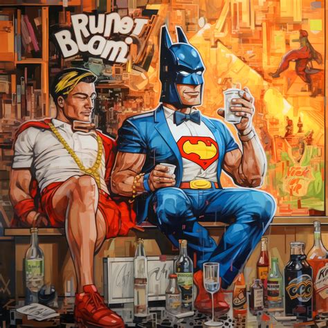 Batman On Date Grafika Cyfrowa Sztuka Generowana Cyfrowo Autorstwa