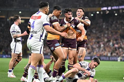 Brisbane Broncos Beat Melbourne Storm At Lang Park For First Time Since