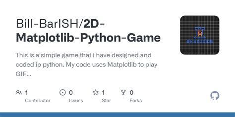 Github Bill Barish D Matplotlib Python Game This Is A Simple Game