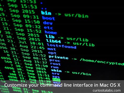 Customize Your Command Line Interface In Mac OS X Curiosita Labs