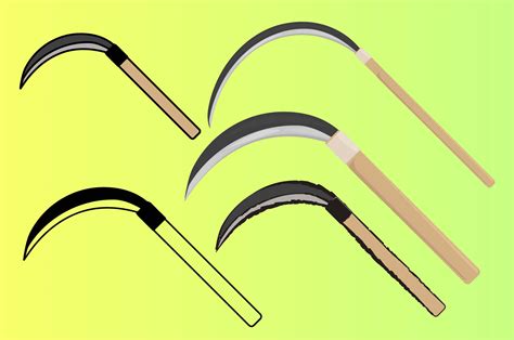 鎌のフリーイラスト ガーデニング用品無料素材 チコデザ