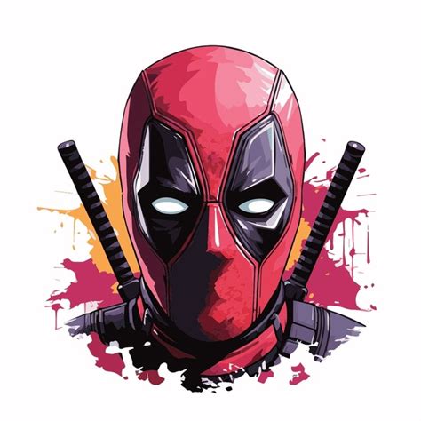 Deadpool Mask Drawing