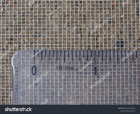 Mosquito Net Mesh Size Measurement Imperial Stock Photo Shutterstock