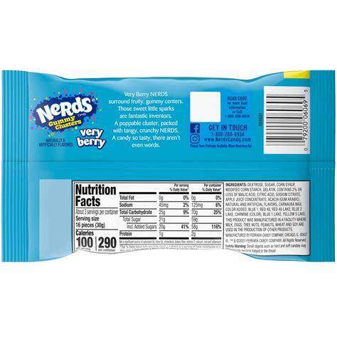 Buy Nerds Gummy Clusters Very Berry Share Pouch Chewy Candy With Crunchy Outside And Soft
