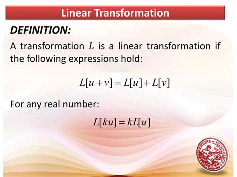 Linear Algebra Linear Transformationpptx