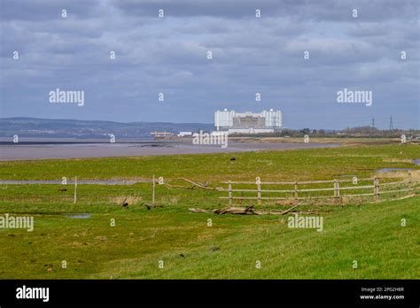 Oldbury Nuclear Power Station On The Banks Of The River Severn Estuary