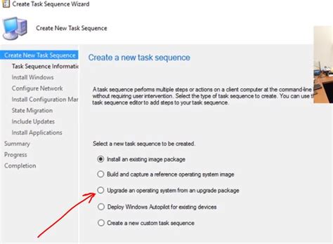 Solved SCCM Operating System Image Vs Upgrade Package Experts Exchange