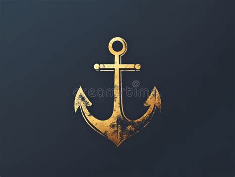 Nautical Sea Anchor Marine Maritime Icon Logo Symbol Stock Illustration