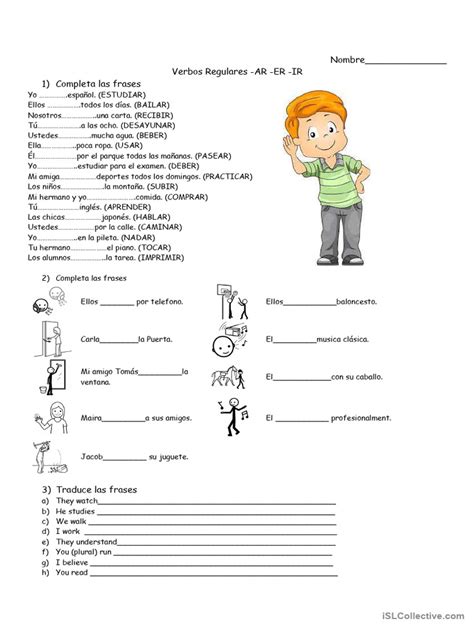 Verbos Regulares Ar Er Ir Pdf