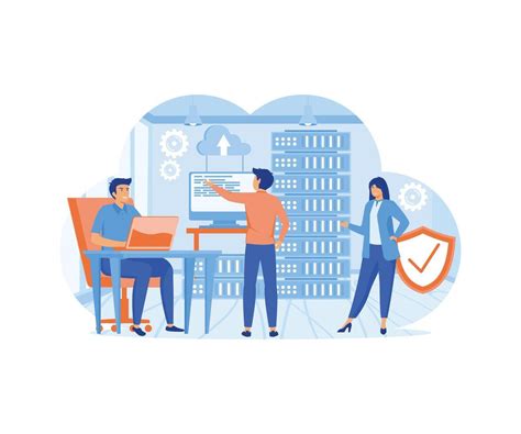 Sistema Administrador Mantenimiento Servidor Ajustando Red Ordenador