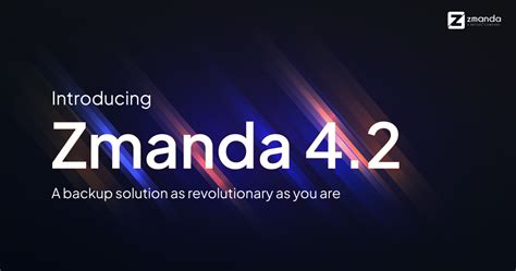 Introducing Zmanda 42 A Revolutionary Backup And Recovery Solution For