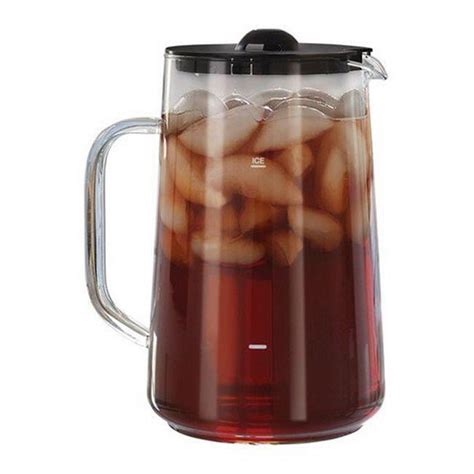 Capresso 80 Oz Glass Iced Tea Pitcher Wlid For 624