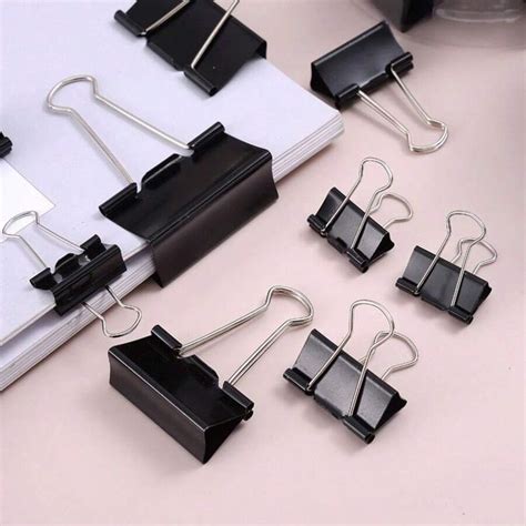 Binder Clips Colored Binder Clips Assorted Sizes Binder Paper Clips For Office Supplies Home