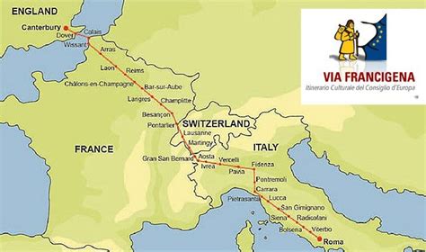 Parcours Via Francigena Les étapes De La Via Francigena En Italie Bwcy