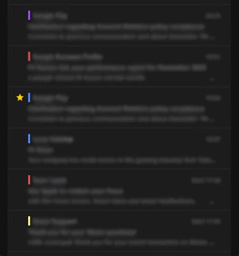 account color coding for received emails feature request em client