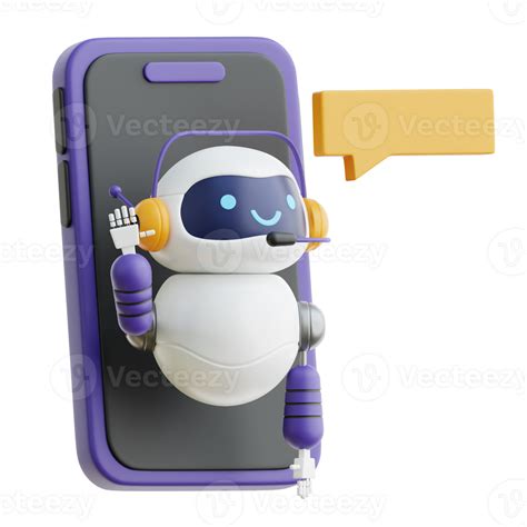 Ai Chatbot 3d Icon Illustrations 28754384 Png