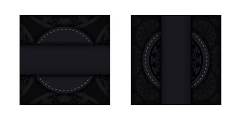 그리스 패턴인쇄 디자인 엽서 Black 색상용 템플릿 텍스트 및 럭셔리 장식을 위한 장소로 초대 준비 0명에 대한 스톡 벡터 아트 및 기타 이미지 Istock