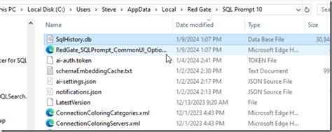 Moving Sql Prompt History To Another Machine Voice Of The Dba
