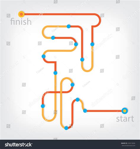 Colorful Vector Design Workflow Layout Diagram Stock Vector Royalty Free 226313026 Shutterstock