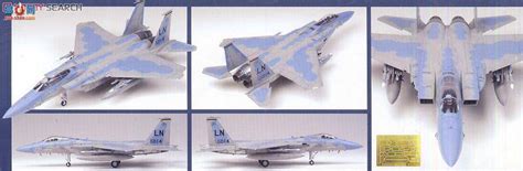 爱德美 战斗机 AM12221 F 15C鹰MSIP II 限定版 飞机 模型高手网 板件图纸说明书