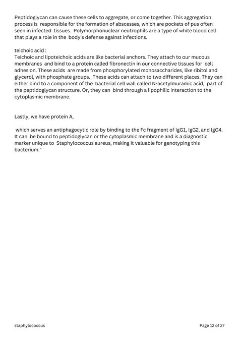 Staphylococcus Full Notes Microbiology Pdf