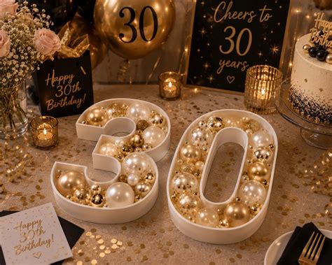30th Birthday Fillable Number Trays Charcuterie And Party Food Displays