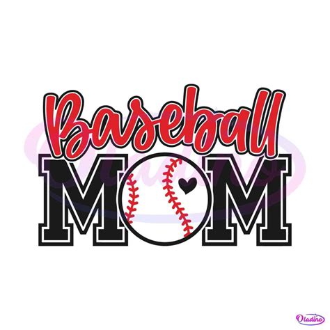 Happy Mothers Day Baseball Mom Svg Graphic Designs Files Oladino