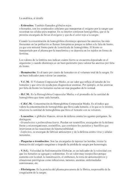 PDF Guia Para Interpretar Un Analisis De Sangre DOKUMEN TIPS