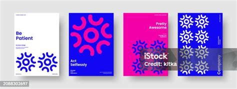 Tata Letak Presentasi Bisnis Geometris Template Brosur Abstrak Desain