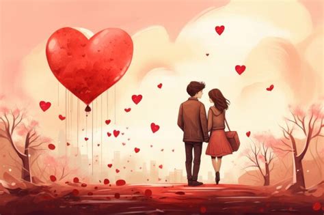 Premium Ai Image A Heartwarming Image Captures The Essence Of Love On