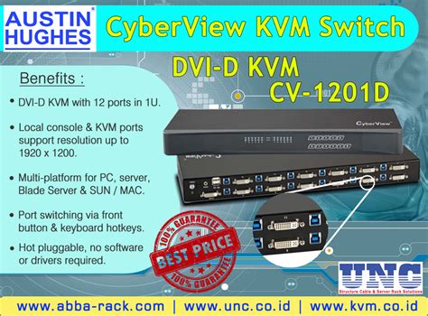 Distributor Austin Hughes Indonesia Dvi D Kvm Switch Cv D Cyberview Austin Hughes