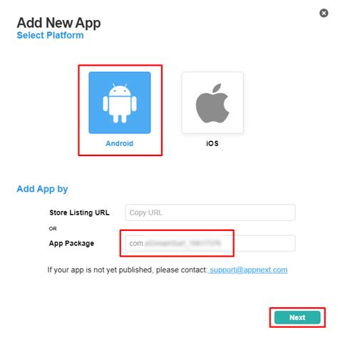 Setting Up Appnext Ads For Your App Appsgeyser Support Faq Tutorials Help Center For App