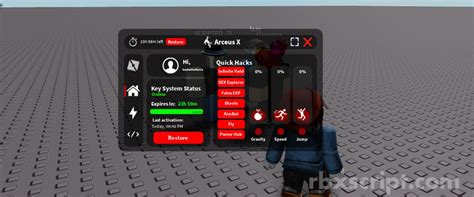 universal arceus x gui spped gravity and more scripts rbxscript